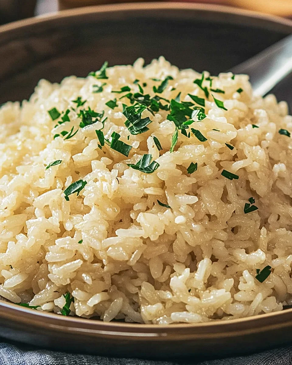 Garlic Parmesan Rice