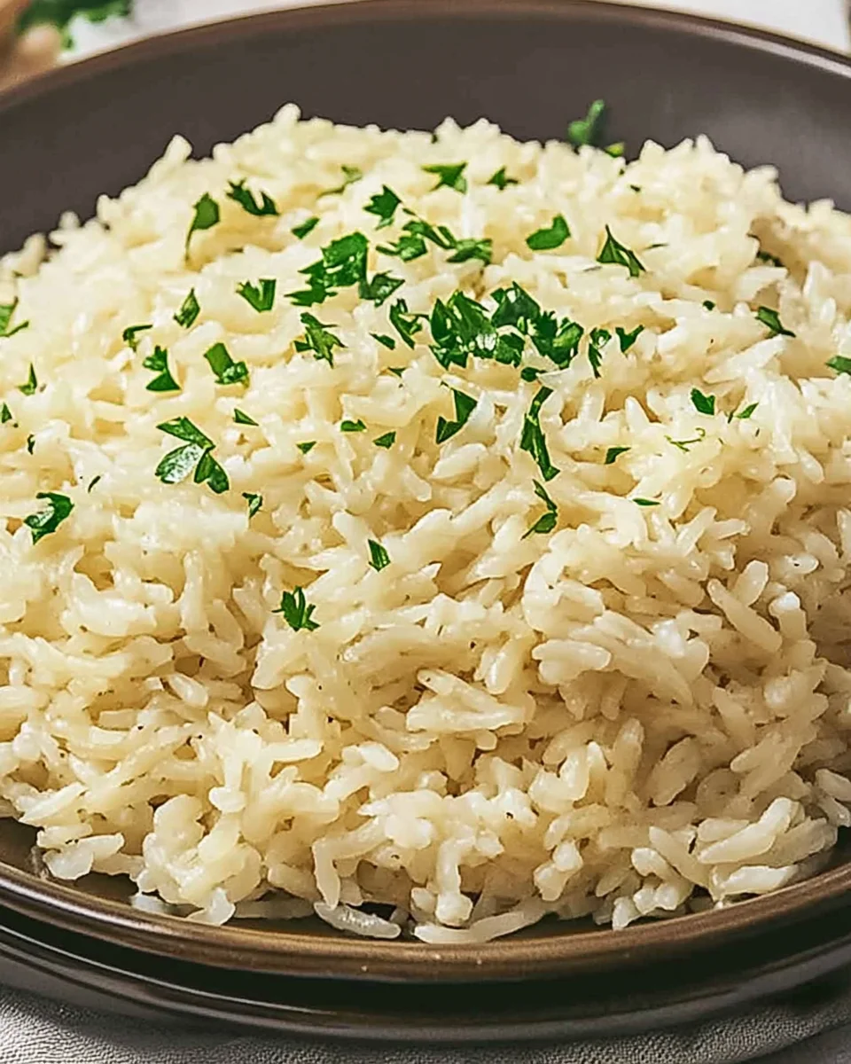 Garlic Parmesan Rice
