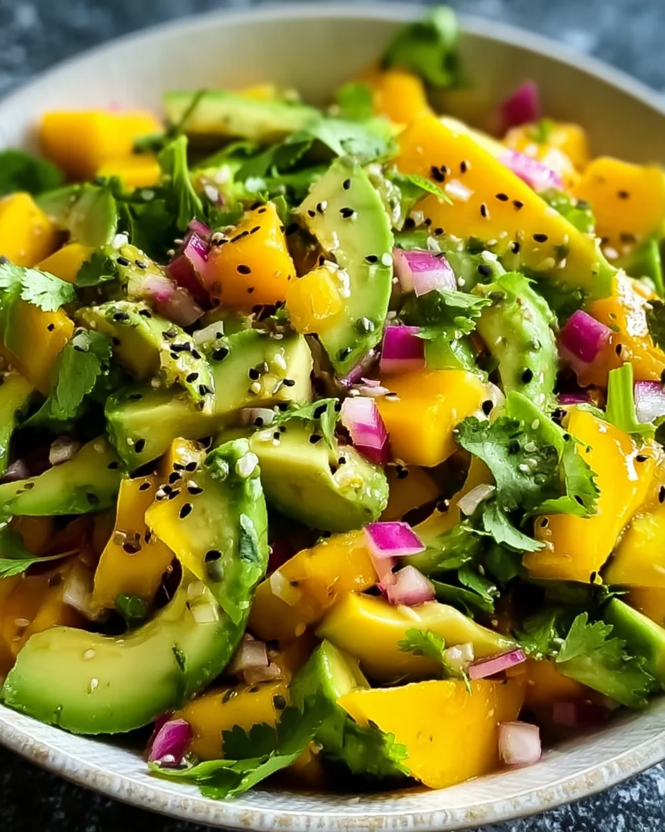 Avocado Mango Salad: The Perfect Refreshing Delight