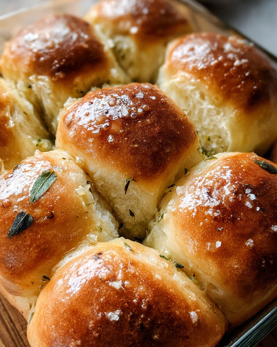 Brown Butter Sage Dinner Rolls - Irresistible & Cozy Treats
