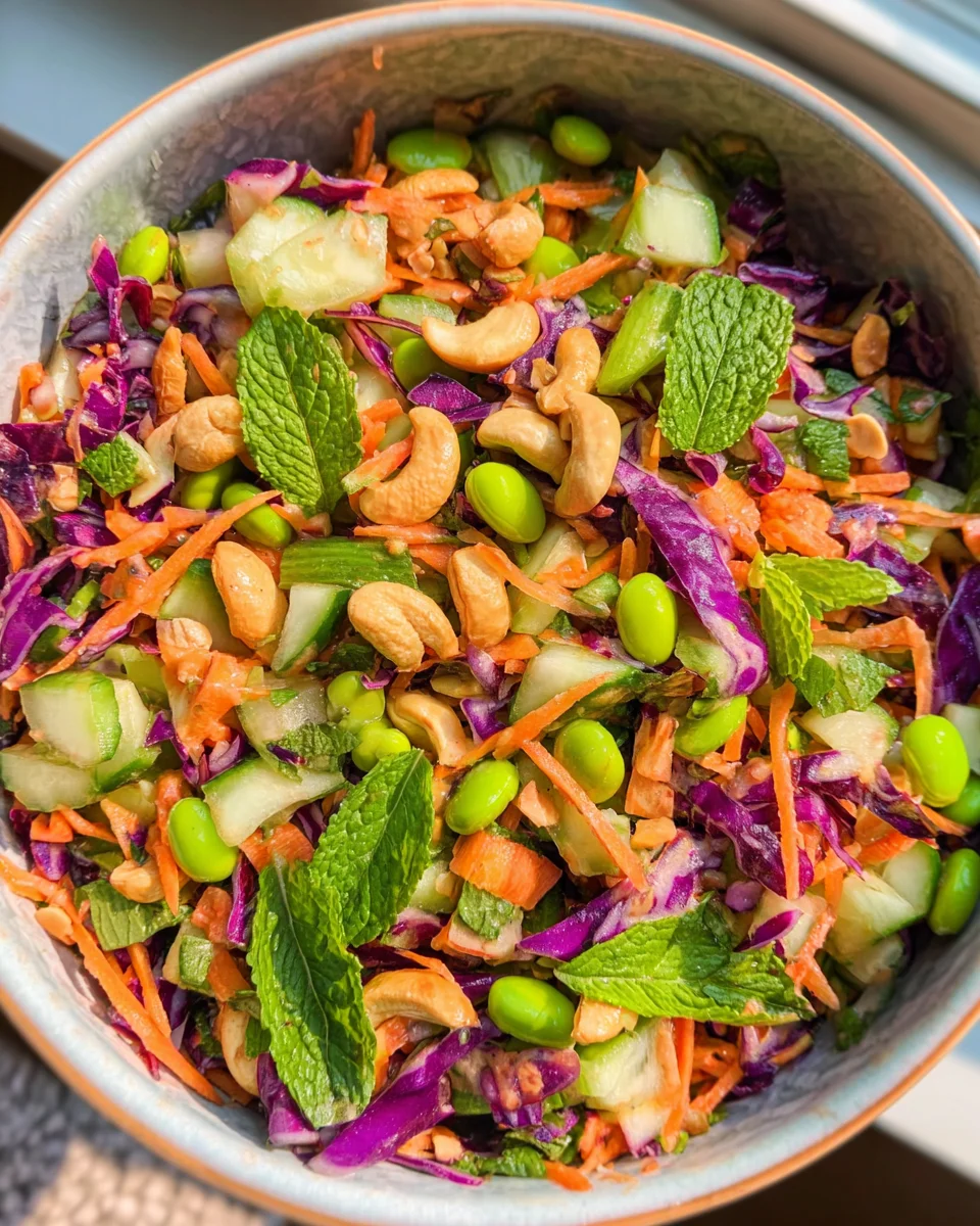 Chopped Asian Salad (Miso Dressing): The Perfect Fresh Delight