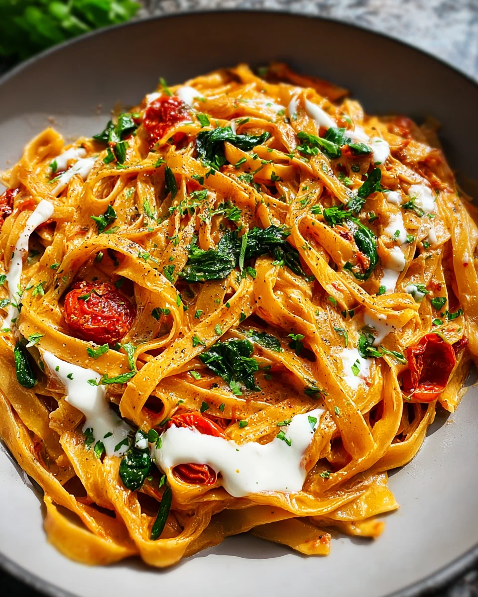 Vegan Creamy Sun Dried Tomato Pasta Recipe - Irresistible Comfort Food